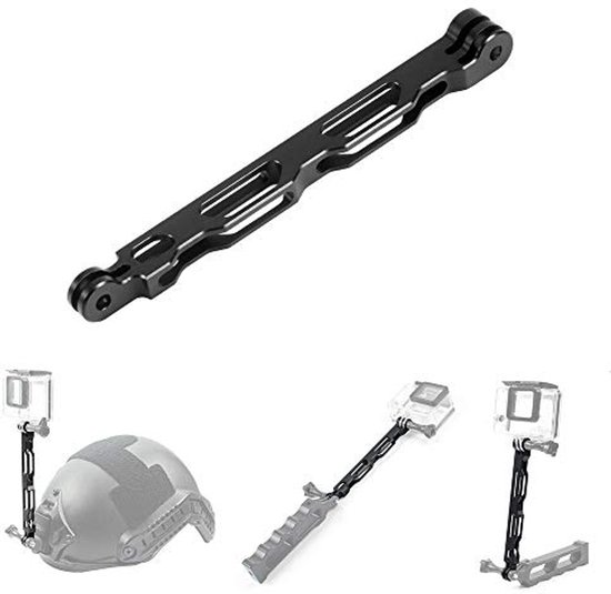 Aluminium Helm Mount Extensie voor Actiecamera's | bol
