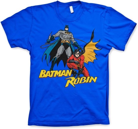 Batman & Robin T-Shirt Blue-S | bol