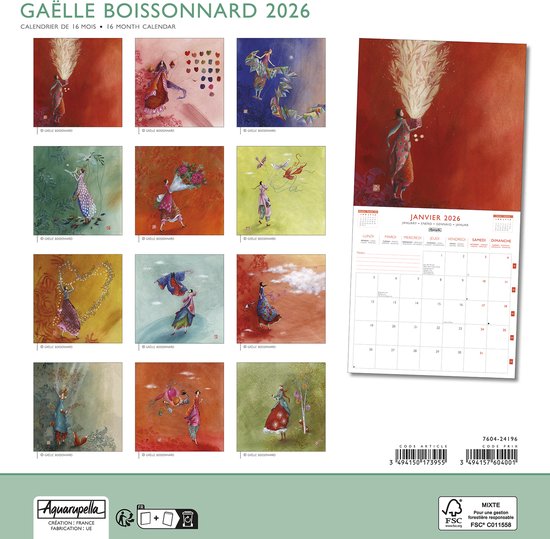 Gaelle Boissonnard Kalender 2026 | bol