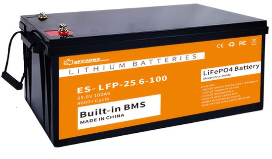LiFePO4 Accu – Lithium Batterij – Lithium Accu – Lithium Ijzerfosfaat ...