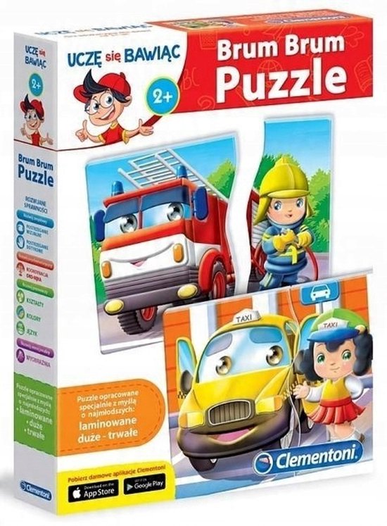 Educatieve Puzzels voor Kleuters: Voertuigen & Beroepen Spel | bol