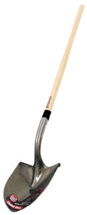 Ronde Puntschep met Lange Grip 149.86x21.92x12.4 cm - Houten Schep in ...