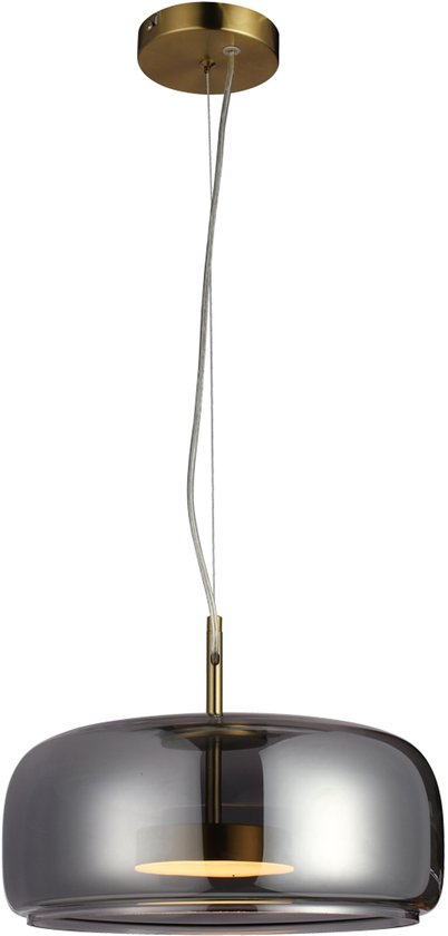 CASTE Hanglamp Goud Rookglas LED - Stijlvol en Energiezuinig | bol