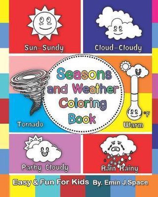 Seasons and Weather Coloring Book | 9781096749776 | Emin J J Space ...