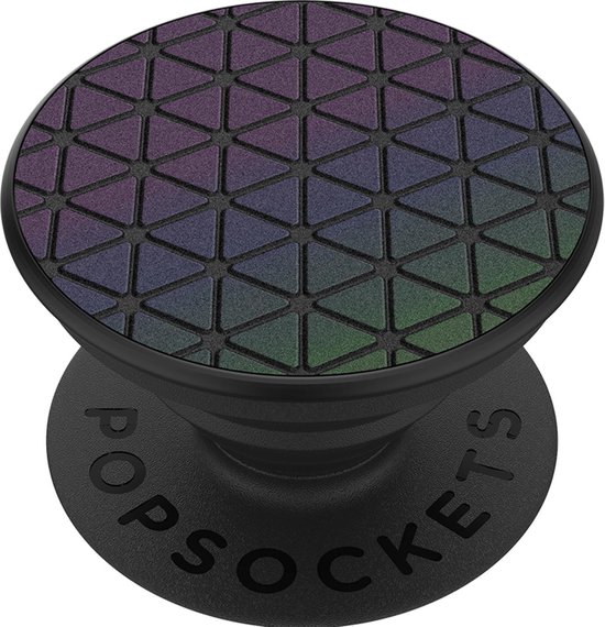 PopSockets PopGrip - Reflective Techno Grid Chromatic | bol.com