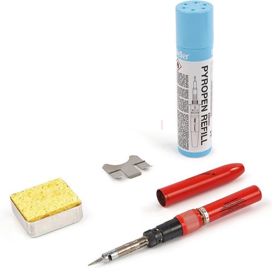 Weller Pyropen WP2 Junior Gassoldeerbout incl. gasfles - 60W | bol