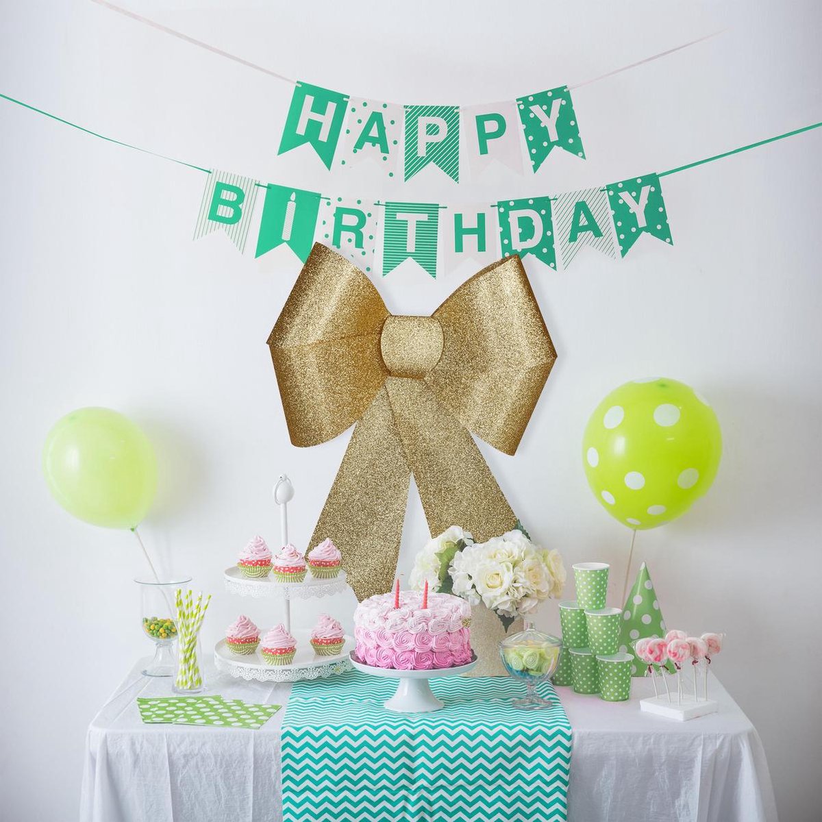 Relaxdays 3x XL strik - goud - decoratie - glitter strik - autostrik ...