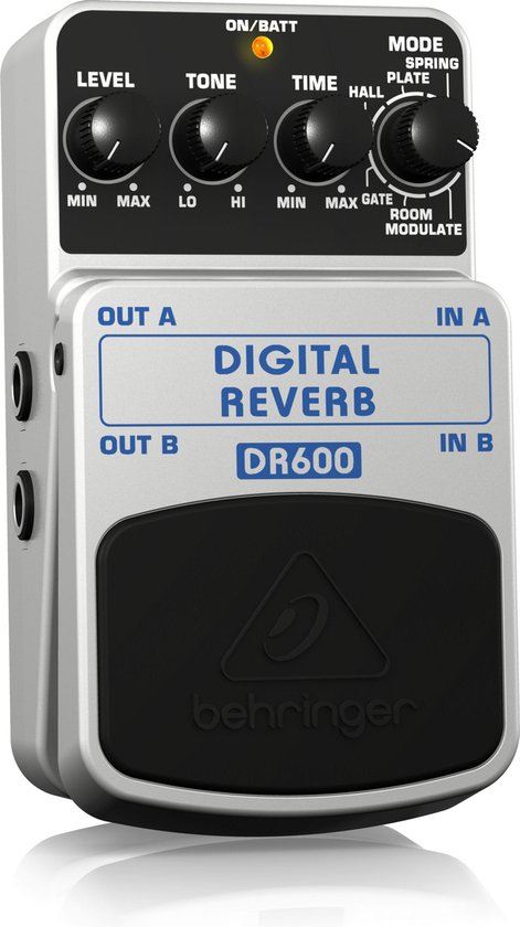 Behringer DR600 Stereo digitaal Reverb - Effect-unit voor gitaren | bol