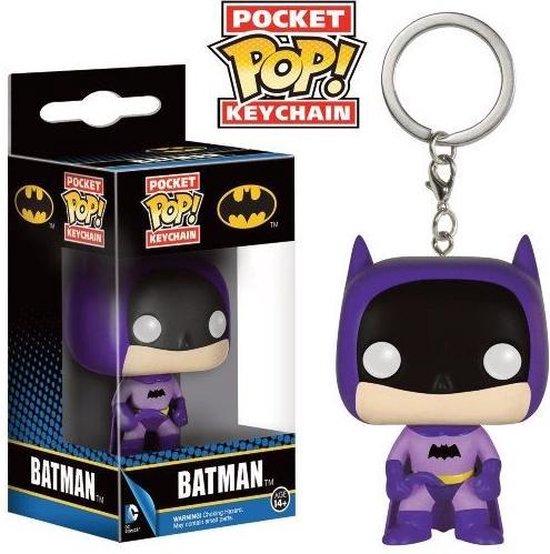 Funko: Pocket Pop Keychains Batman 75th Anni. - Purple Batman | bol.com