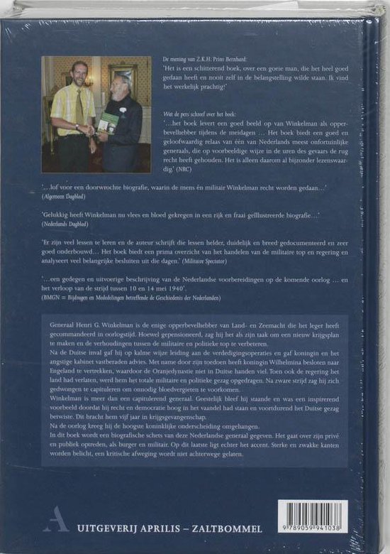 Generaal H. G. Winkelman, Teo van Middelkoop | 9789059941038 | Boeken | bol