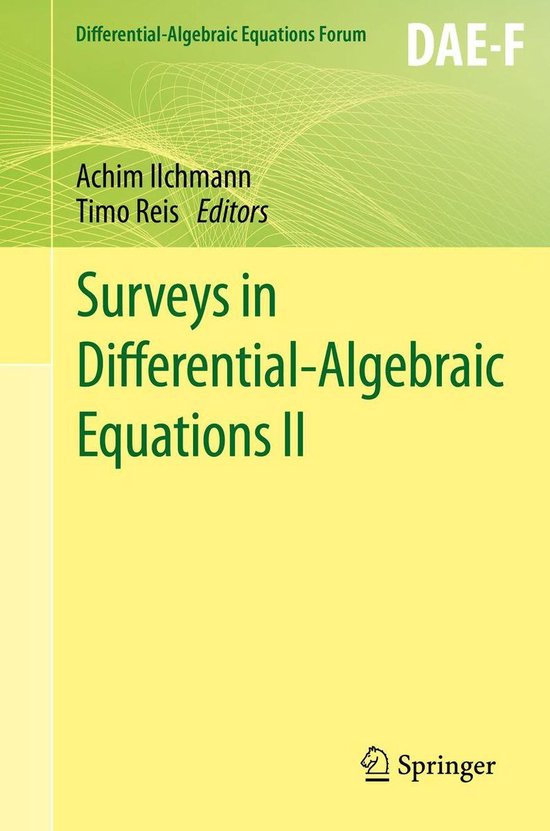 Differential-Algebraic Equations Forum - Surveys in Differential-Algebraic Equations... | bol.com