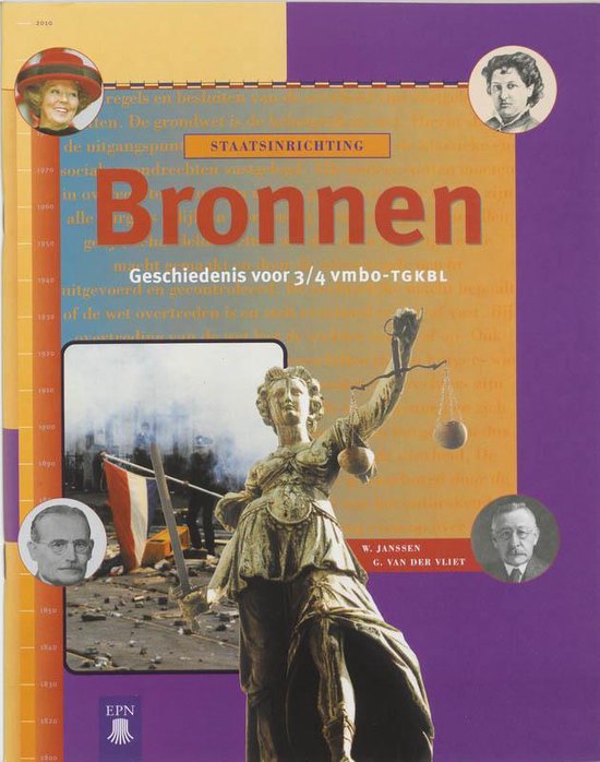 Bronnen staatsinrichting leerlingenboek | 9789011066298 | W. Janssen ...