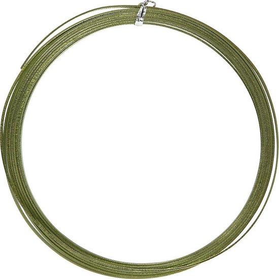 Alu draad, groen, plat, B: 3,5 mm, 0,5 mm, 4.50 m, 1 rol | bol.com