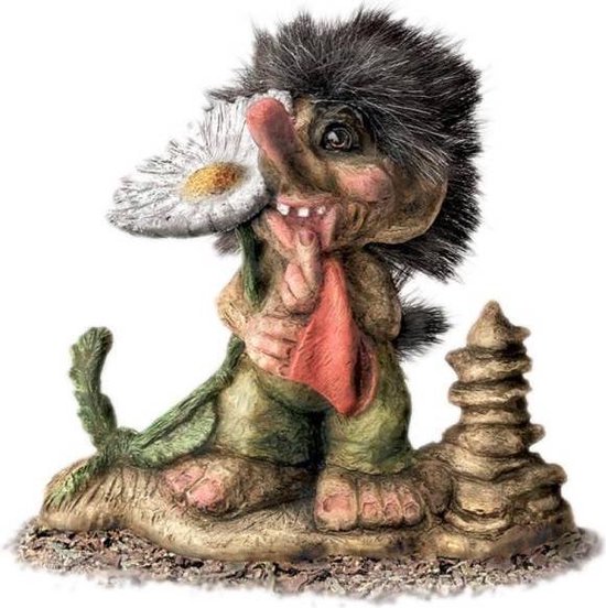 NyForm Trollen: Flower-Troll, Hoog 13cm | bol.com