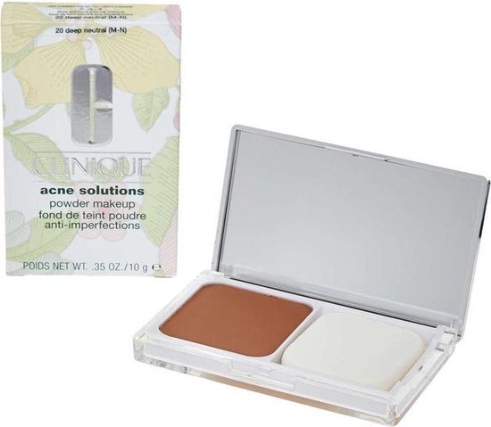 Clinique Acne Solutions Powder Makeup - 20 - Deep Neutral - compacte ...