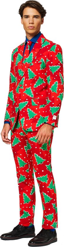 OppoSuits Fine Pine - Mannen Kostuum - Gekleurd - Kerst - Maat 54 | bol