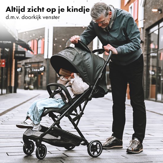 Deryan Easy Luxe Buggy - Lichtgewicht - Compact - Inklapbaar - Taupe | bol