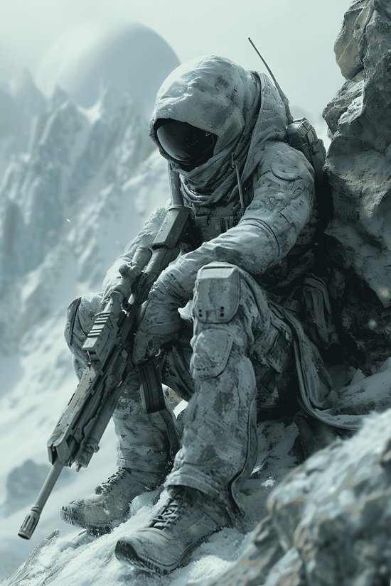 Winter Soldaat Poster | Winter Soldier | Oorlogsposter | Winterposter ...