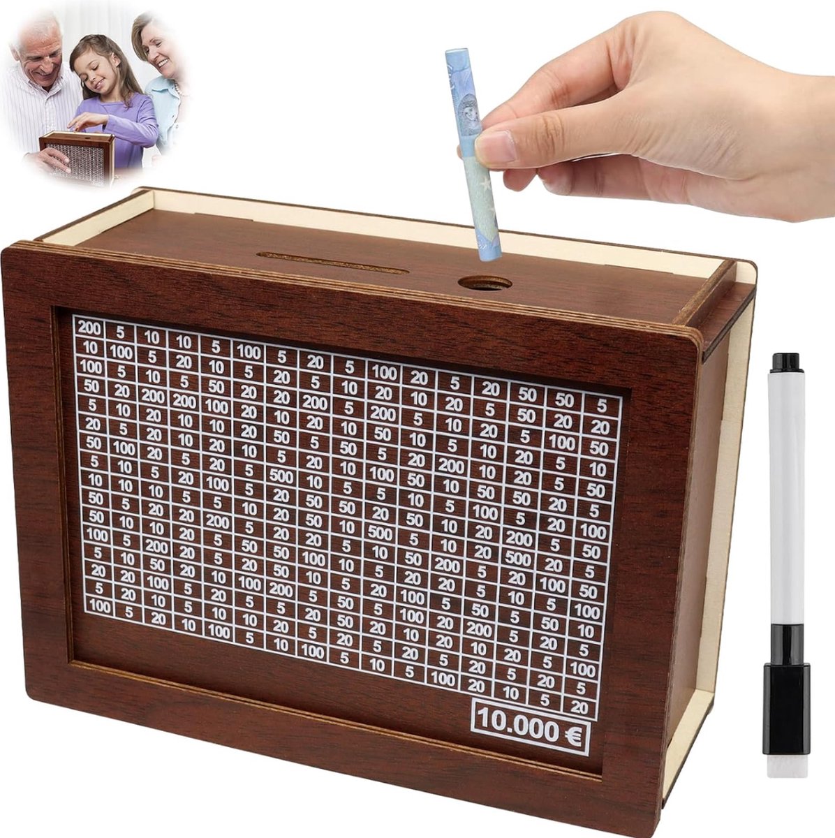 Spaarpot Groot - XXL Spaarpot - Grote Spaarpot Voor Volwassenen | bol