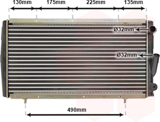 RADIATOR VOOR RENAULT 21 1986-1989 7700764838 | bol