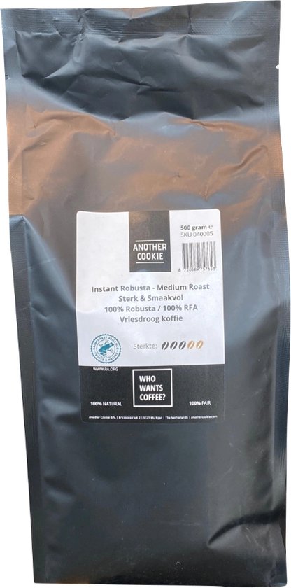 Another Cookie - 500 grammes - Robusta instantané - Torréfaction Medium ...