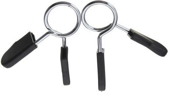 Standaard Dumbbell Spring Clamp Collar Clips Barbell Gewicht Bar Lock ...