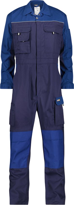 Tweekleurige overall met kniezakken | bol