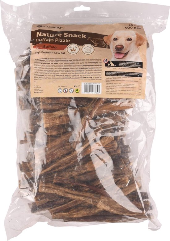 Flamingo Nature - Snack Honden - Nature Snack Bullepees 15 Cm 100st ...