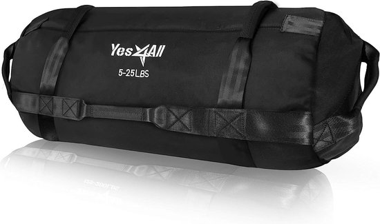 Verstelbare gewichtstas voor fitness met 7 handgrepen, powerbag, ideaal ...