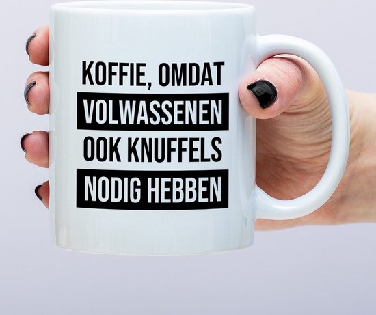 Ditverzinjeniet.nl Mok Koffie Knuffel | bol