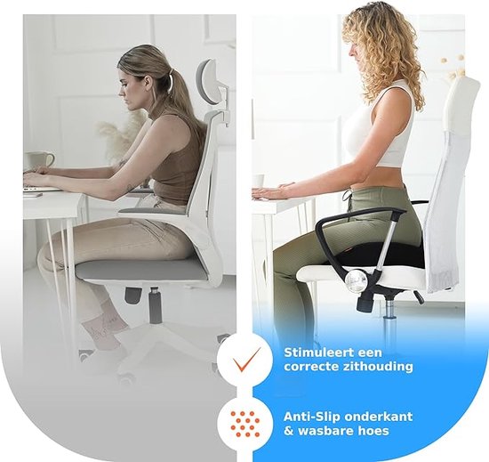 Ergonomische Zitring Stuitbeen - Comfortabel zitkussen donut van ...