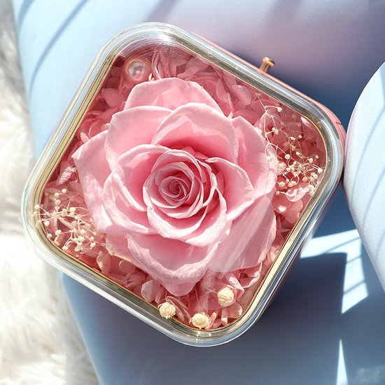Elegante Romantische Geschenkdoos Roze + Luxe Ketting Letter C ...