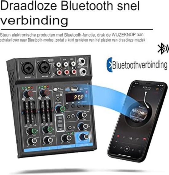 Mengpaneel dj - Mengpaneel mixer - Mengpaneel met versterker ...