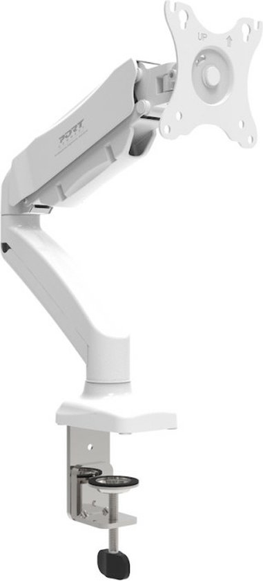 Port Connect Monitor Arms Vesa 1 Screen or Monitors up to 40 - White | bol