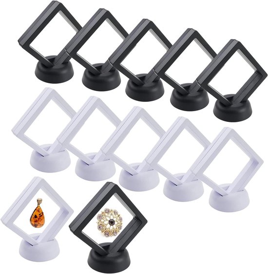 Inovra Plus - Zwevende muntenframes met sokkel - 3D zwevend frame voor ...