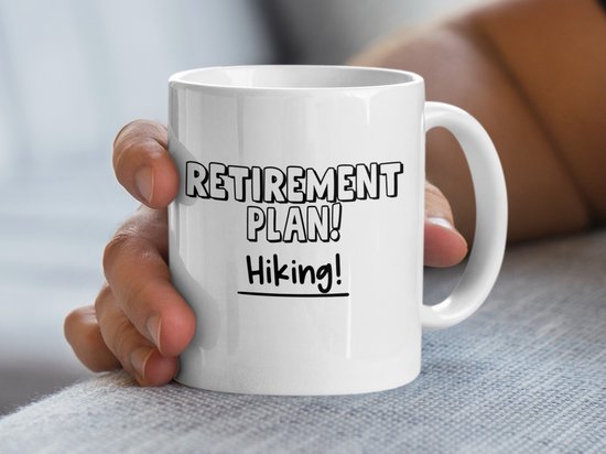 Pensioen Plan Wandelen Mok, Wandel Pensioen, Wandelen Cadeau Idee ...