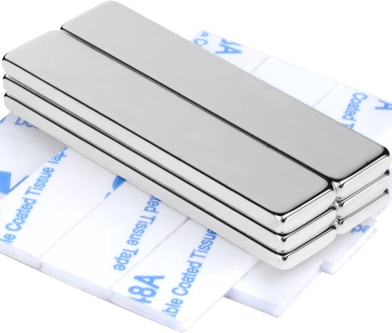MIN CI 50x10x3mm Neodymium Magneten Extra Sterk, 6 Stuks Magneten ...