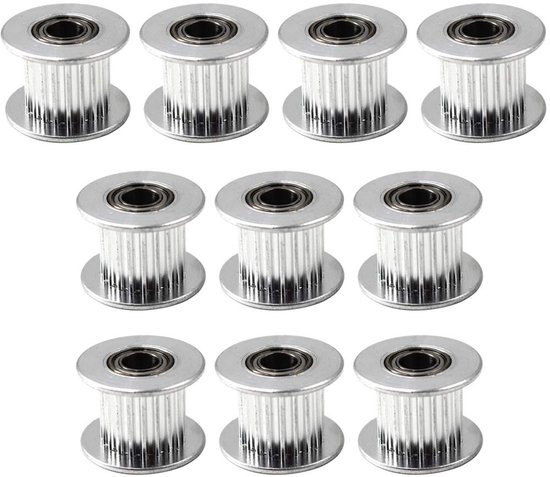 idler pulley 16 teeth Timing Belt Pulley 3mm Bore Pulleys for Ropes 6mm ...