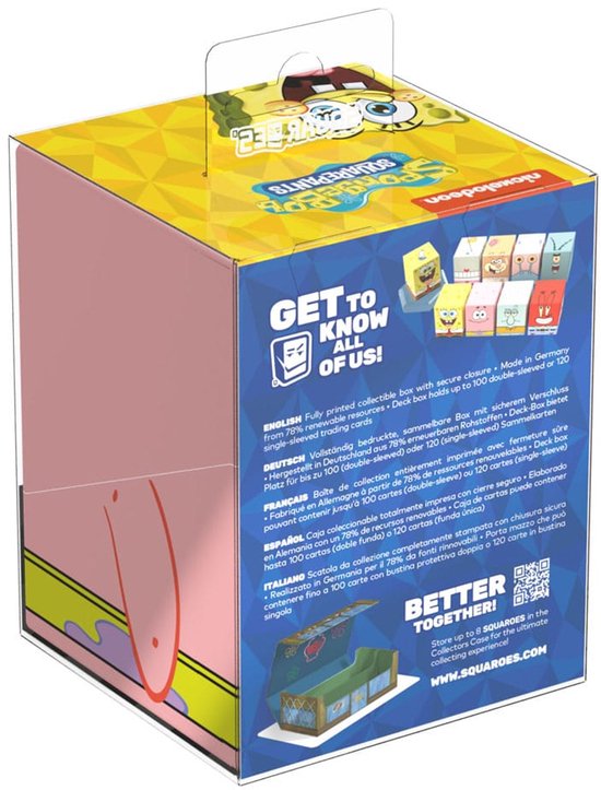 Squaroes Squaroes - Squaroe SpongeBob SquarePants™ SB002 - Patrick Card ...