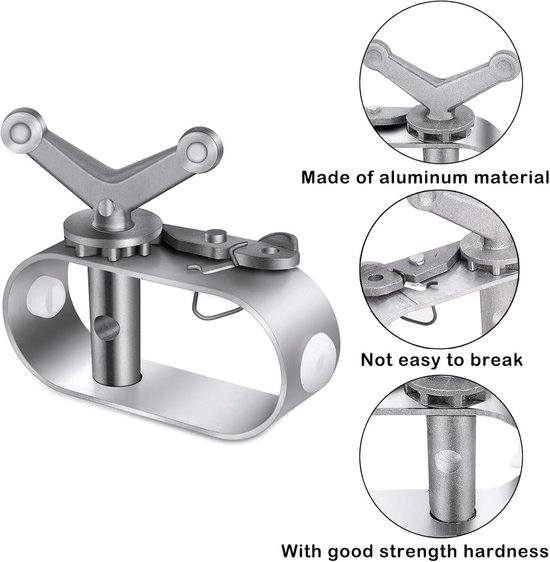 Allecto Premium - Aluminium Draadspanner 2 Stuks voor Schuttingen en ...