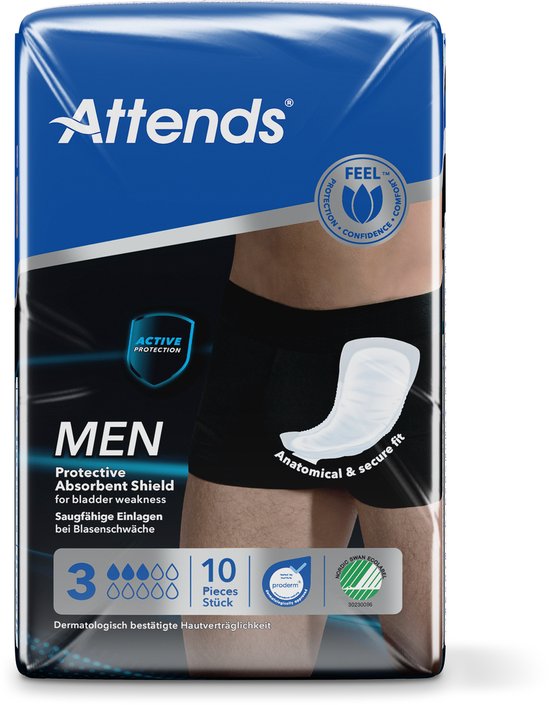 Attends Men soft shield 3 10 Stuks | bol