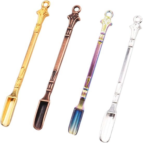 Mini lepel metalen medicijnlepel schep, mini schep huisbenodigdheden ...