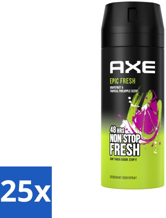 AXE - Deodorant Spray - Epic Fresh - Citrus & Mint - Ultra Fris - 150 ...