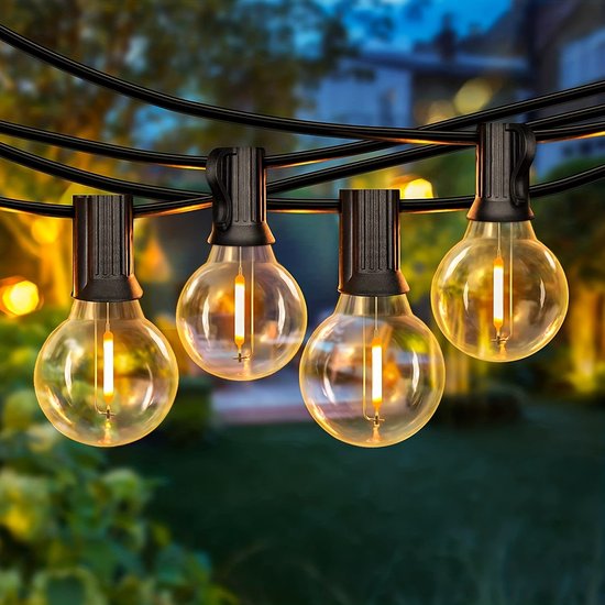 Rosnek Lichtsnoeren - Buitenverlichting - Bolvormige Terrasverlichting ...