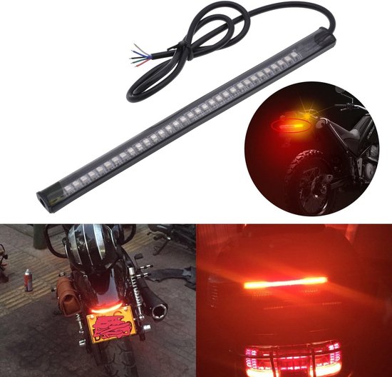 LED Strip Achterlicht Remlicht Knipperlicht Harley Davidson 8 inch | bol