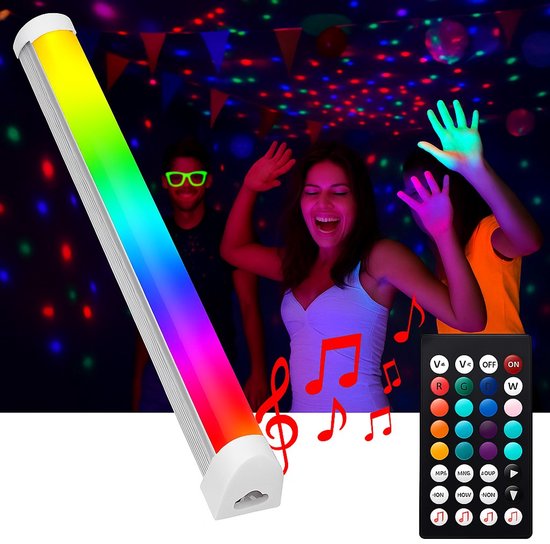 RGB TL Lamp – Gekleurde LED Verlichting met Afstandsbediening – 90 cm ...