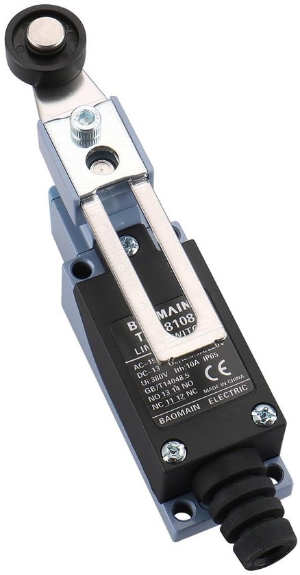 Baomain Eindschakelaar, Roterende Roller, 10A 380VAC NC-NO, IP65, TZ ...