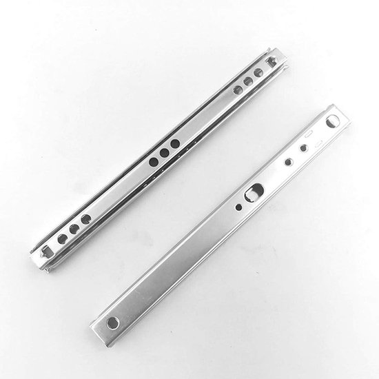 JGS Premium - Ladegeleiders 17mm 2 stuks - Metalen kogellager ...