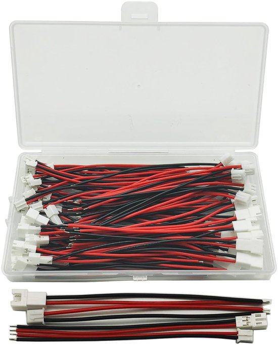 JGS Premium - 20 stuks JST XH 2.54mm Connectors en JST-PH 2.0 2 Pin Male Female Plugs... | bol