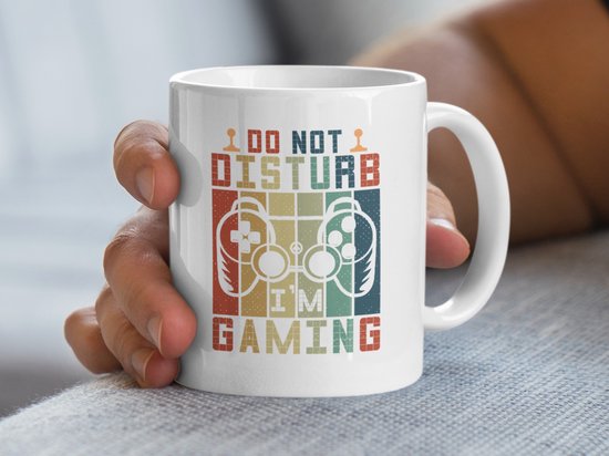 Niet storen ik ben aan het gamen mok, Gamer mok, Video game mok, Cadeau ...
